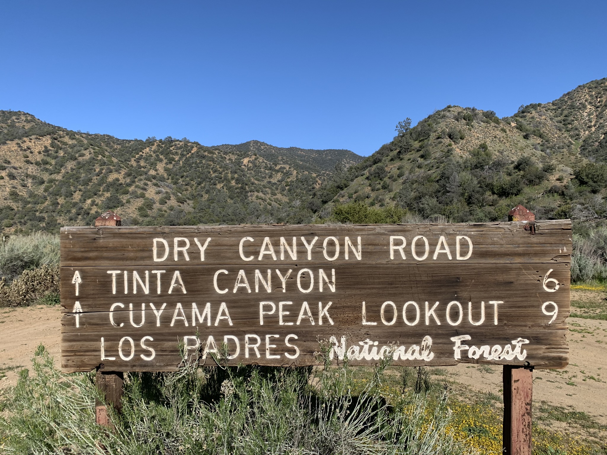 Dry Canyon - Los Padres | Backpacking, Camping, MTB, OHV, and Hiking ...