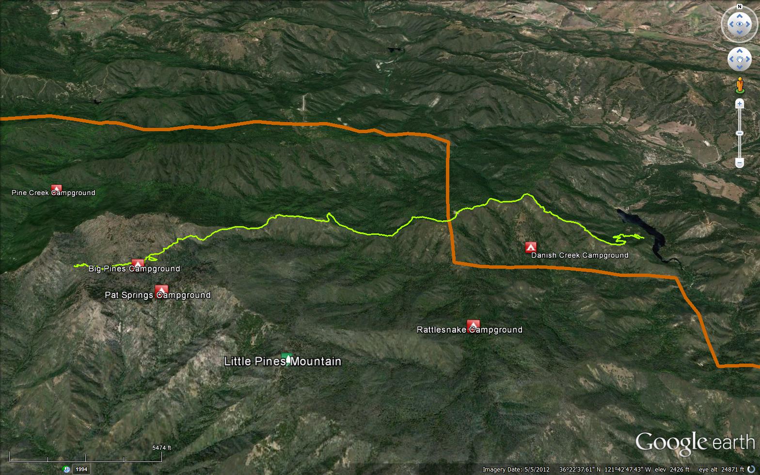 Big Pine Trail - Hiking and Backpacking In The Los Padres National Forest