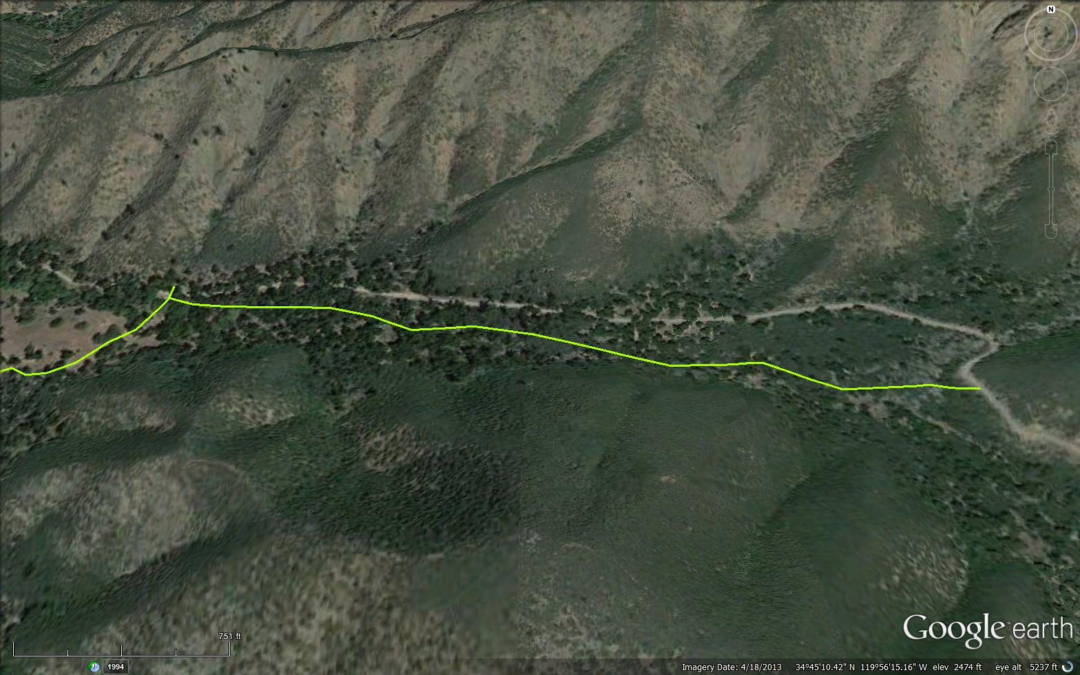 Sunset Valley Trail - Hiking and Backpacking In The Los Padres National ...