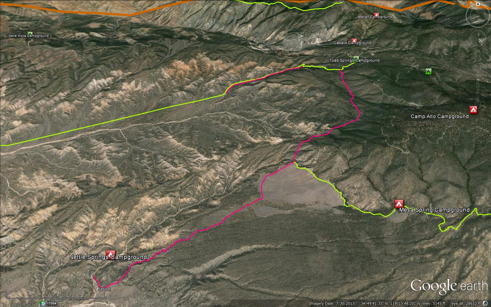 Toad Springs OHV Trail - Hiking and Backpacking In The Los Padres ...